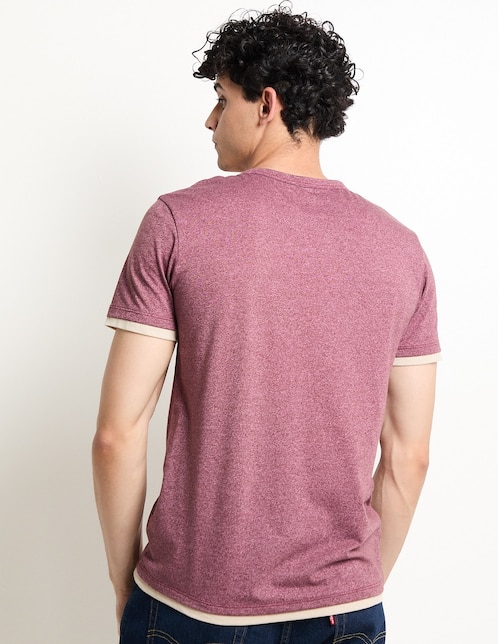 Playera Furor Basic cuello V para hombre 2